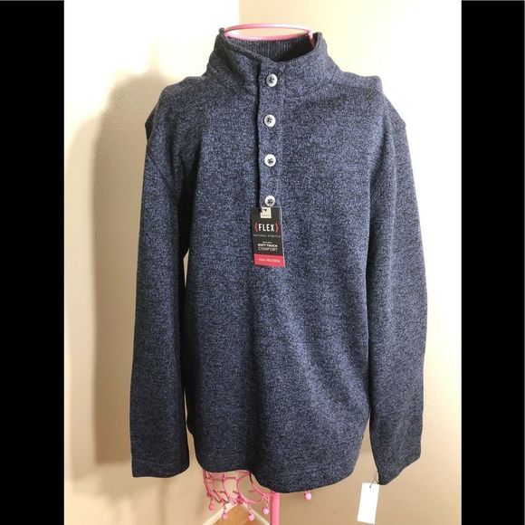Van Heusen | Sweaters | Van Heusen Button Collar Sweater | Poshmark